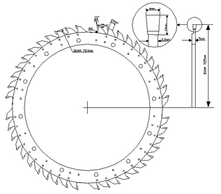 Canter Saw blades - First wood processing - Products - Seal Cormano Milan