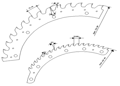 Canter Saw blades - First wood processing - Products - Seal Cormano Milan